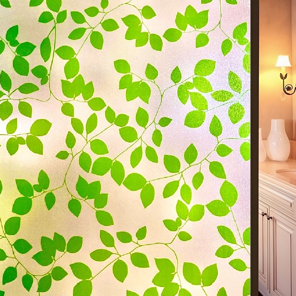 Green Patti Design Self Adhesive Window Film (Code – 5013)